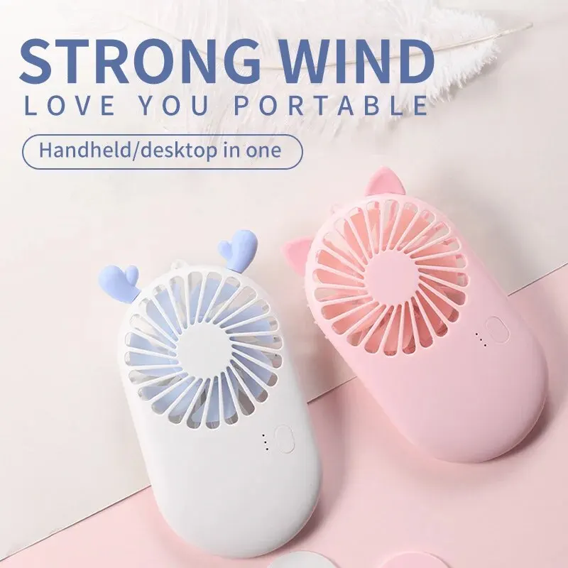 Портативный карманный мини-вентилятор с USB-зарядкой | AliExpress