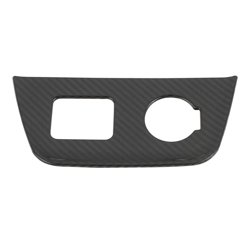 carbon fiber Car Center Control Cigarette Lighter Panel for Chevrolet ...