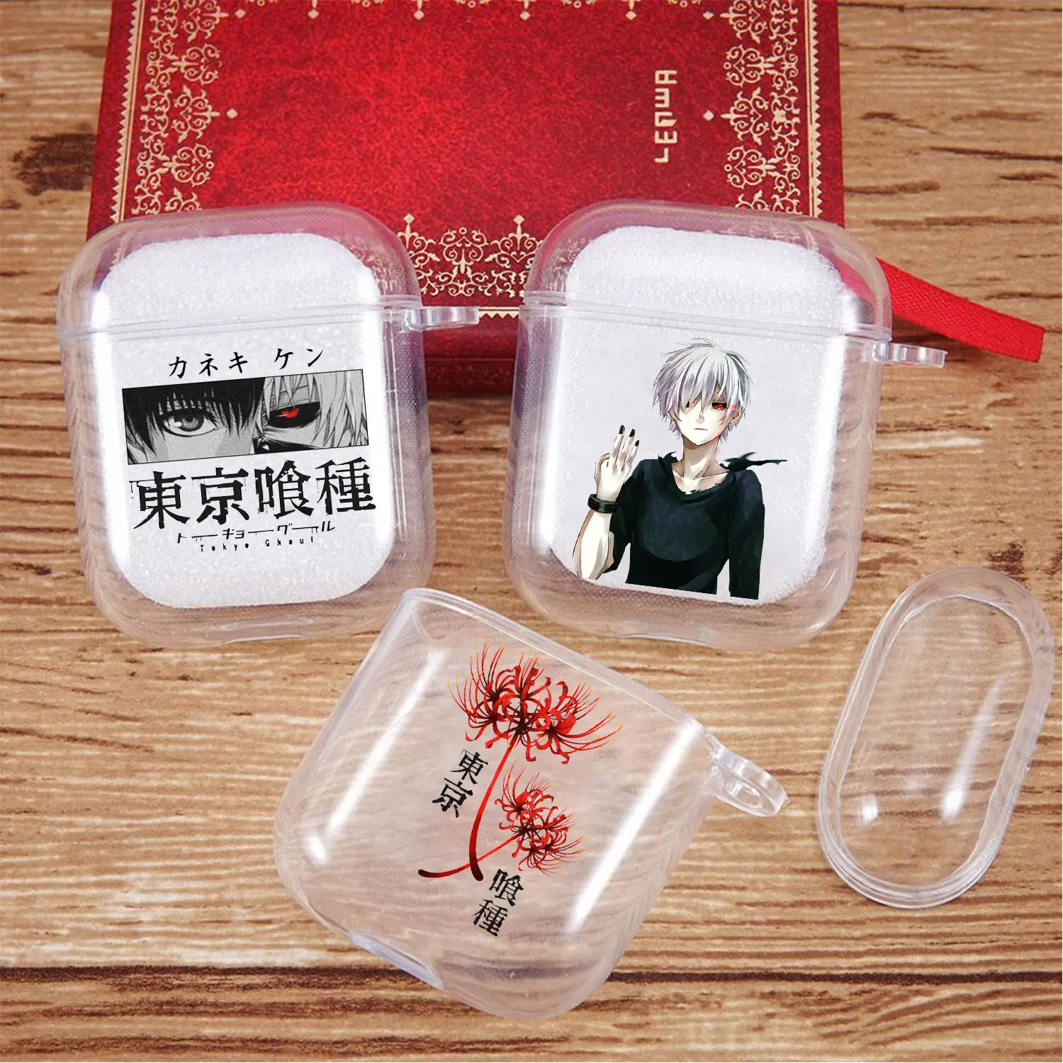 Japan Tokyo Ghoul Anime Kaneki Ken Soft silicone TPU Case For AirPods ...