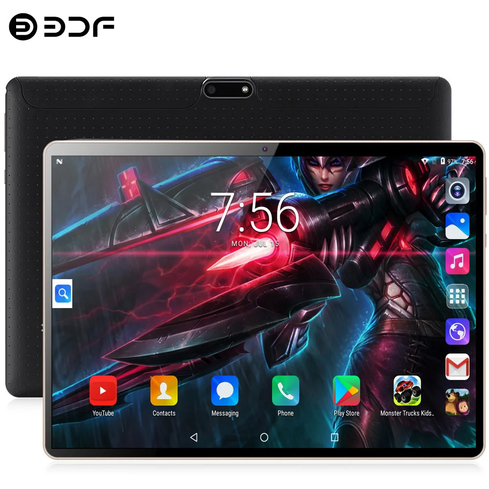 Планшет BDF K107, 10", 4/64ГБ, Wi-Fi+3G, Android | AliExpress
