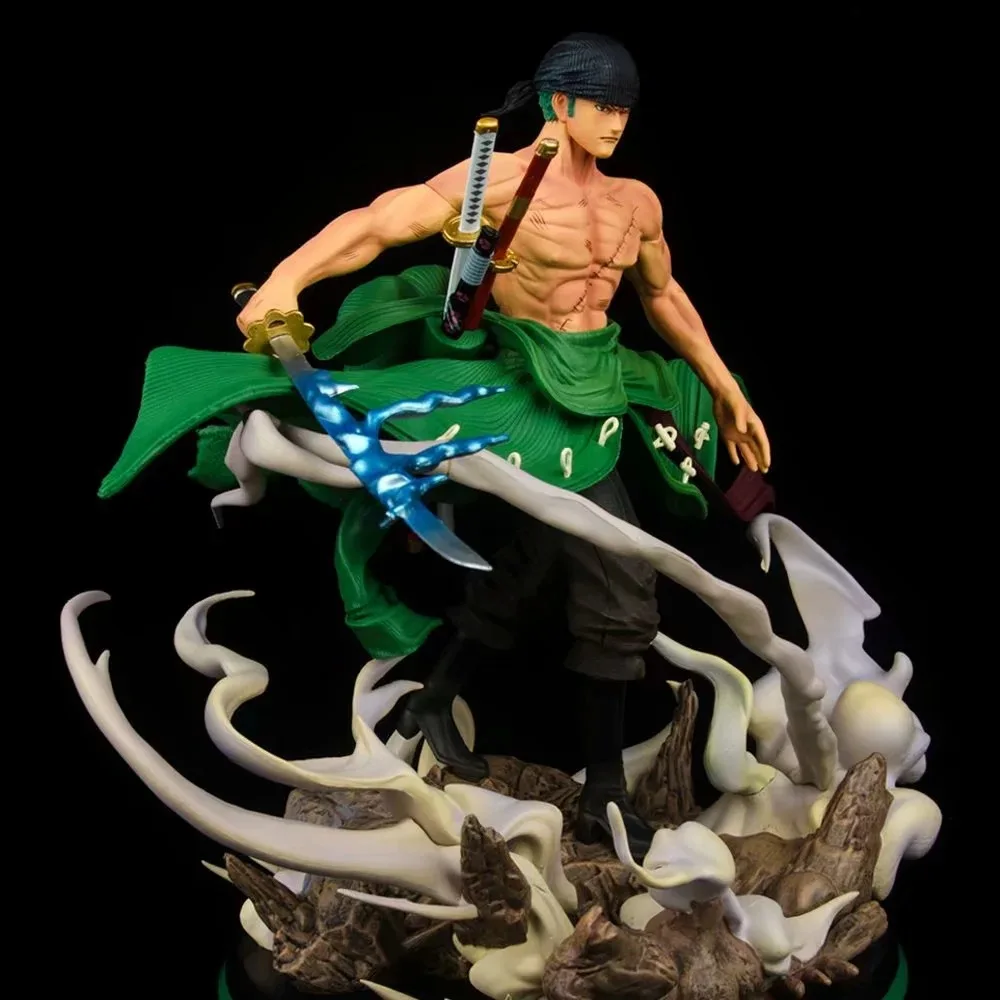 Anime One Piece Roronoa Zoro Battle Ver. GK PVC Action Figure Statue ...