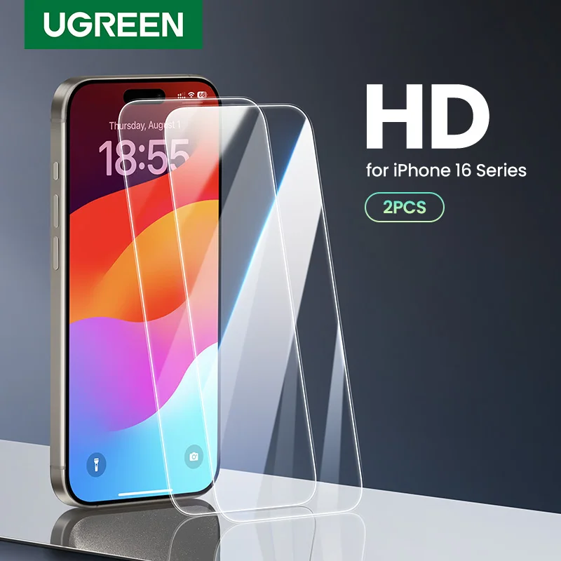 Защитное стекло UGREEN для iPhone 16 Pro Max, пленка из закаленного ...