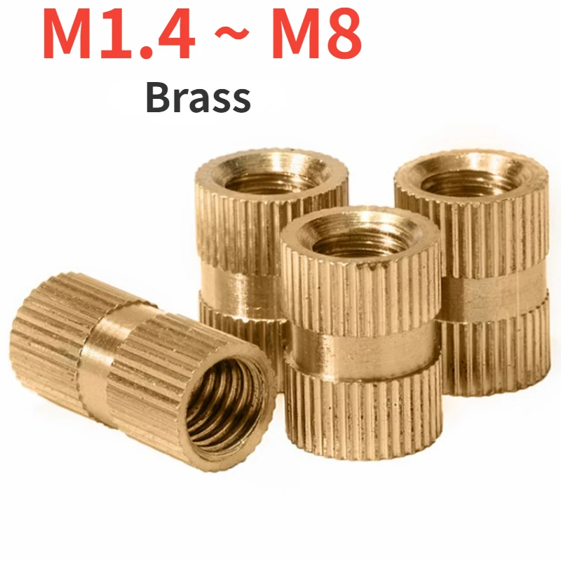 M1.4 M1.6 M1.7 M2 M2.5 M3 M4 M5 M6 M8 Твердая латунь Медь Термоплавкая резьба Литье под ...