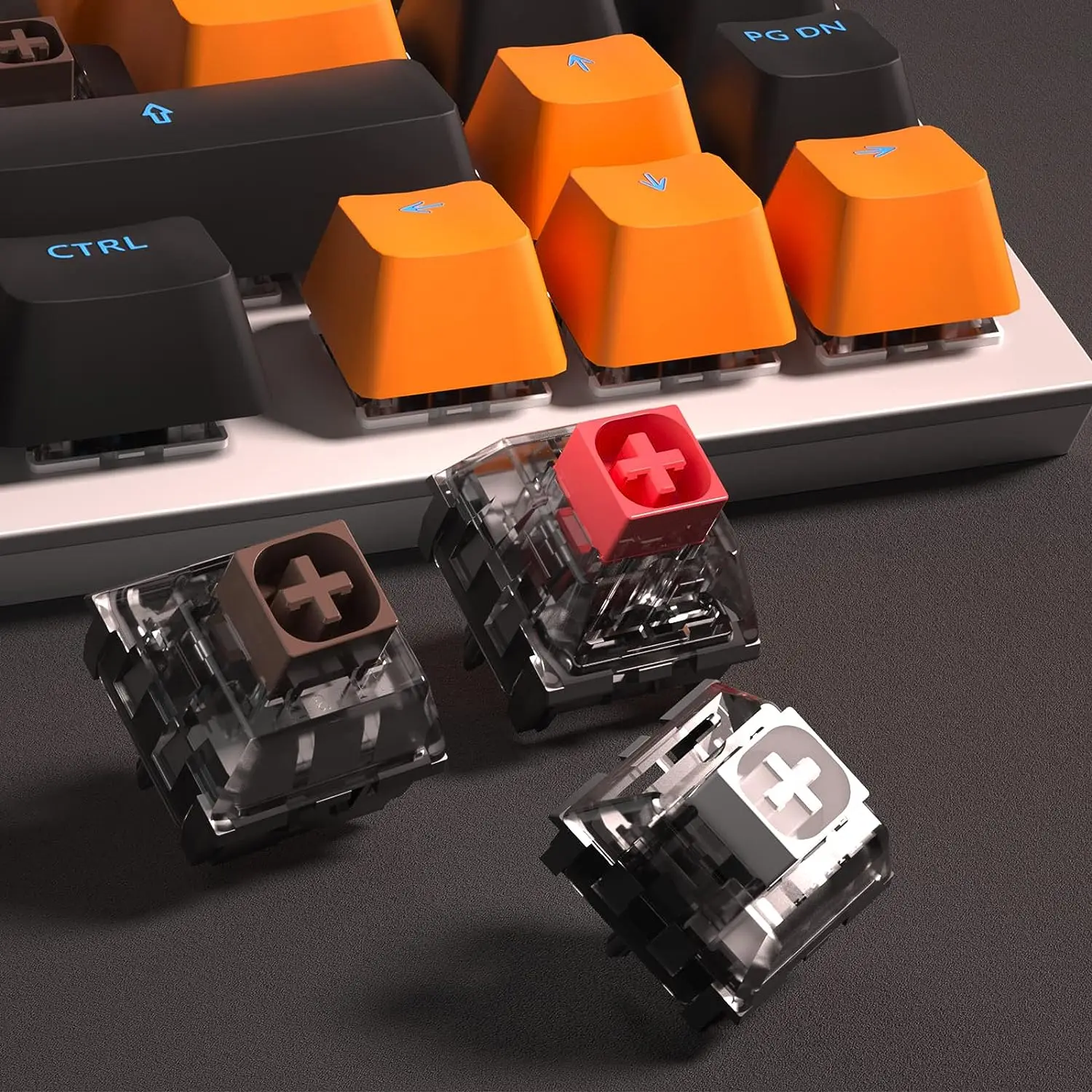 KAILH Box White Brown Red V2 5 Pin Mechanical Switches for Gaming ...