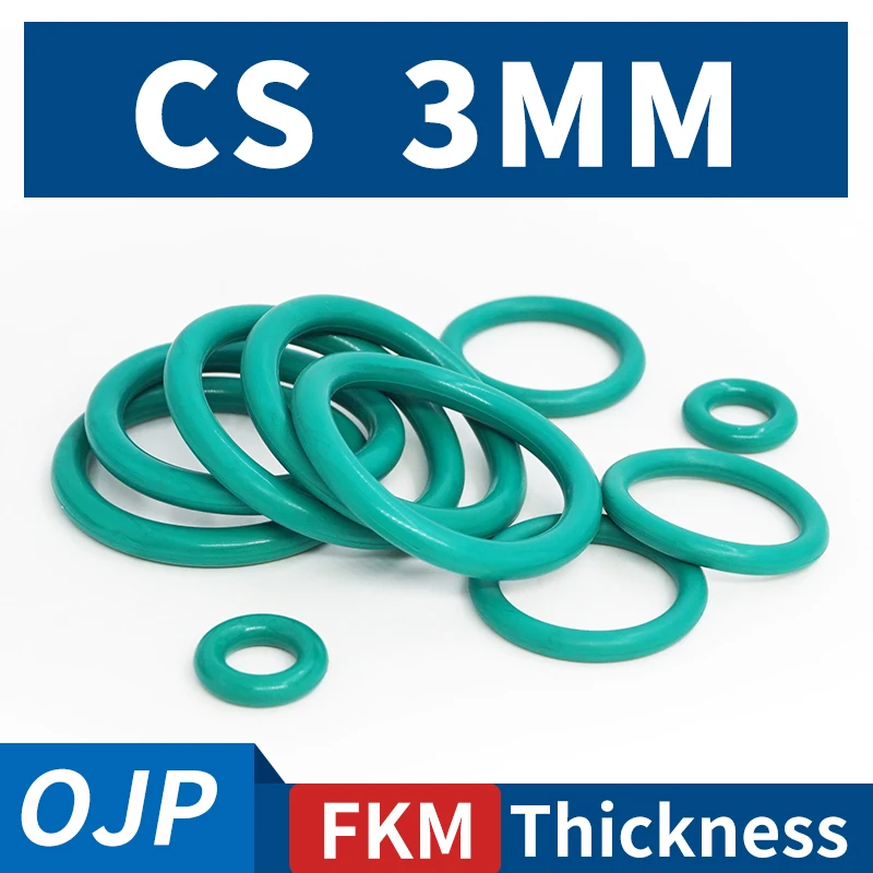 Толщина CS3 мм Зеленый FKM Фторкаучук Уплотнительные кольца Уплотнения ...
