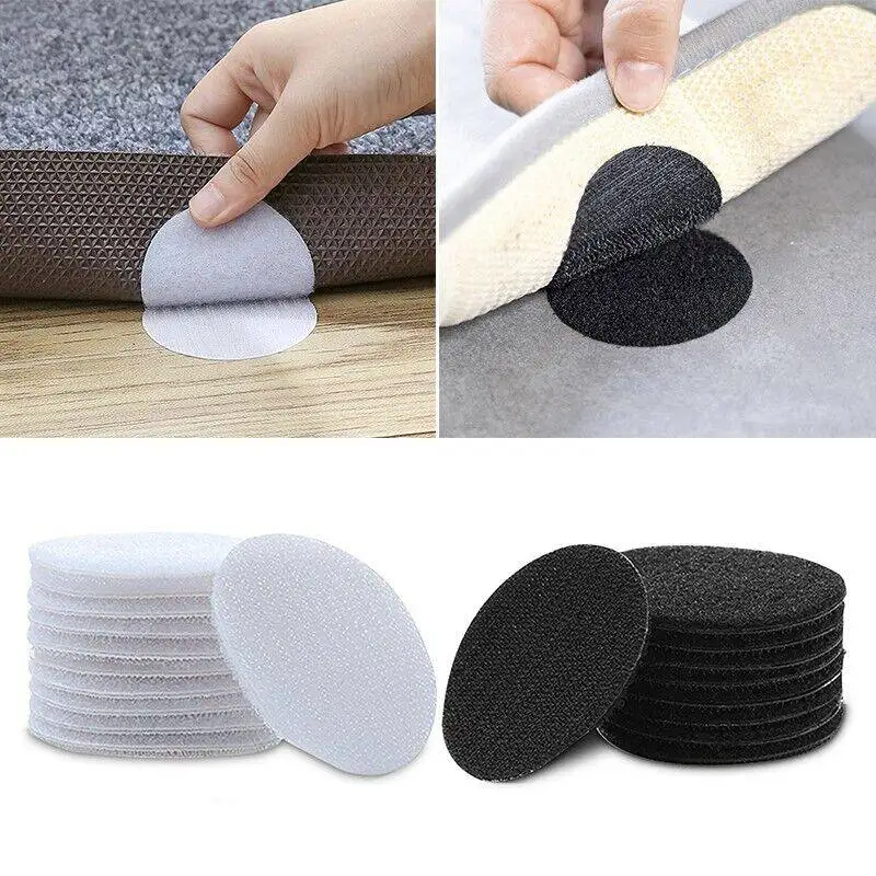 10 шт., антискользящий коврик с крючком и петлей | AliExpress