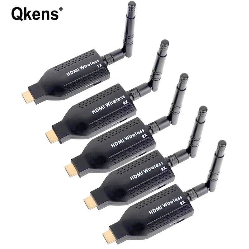 Беспроводной удлинитель HDMI 150 м 1 TX 2 3 4 RX, видеопередатчик и ...
