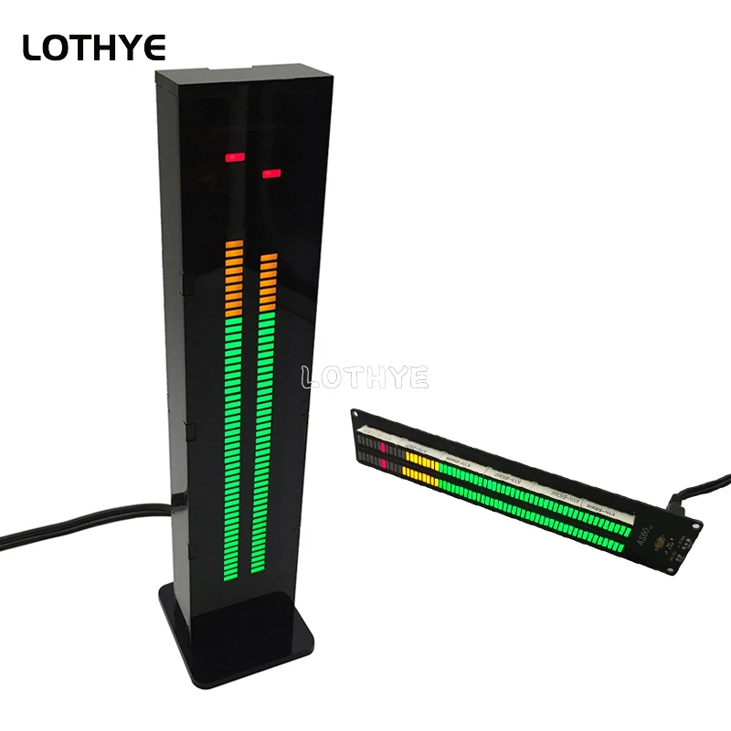 LED Music Spectrum rhythm Indicator Dual Channel DC5V 60-segment ...