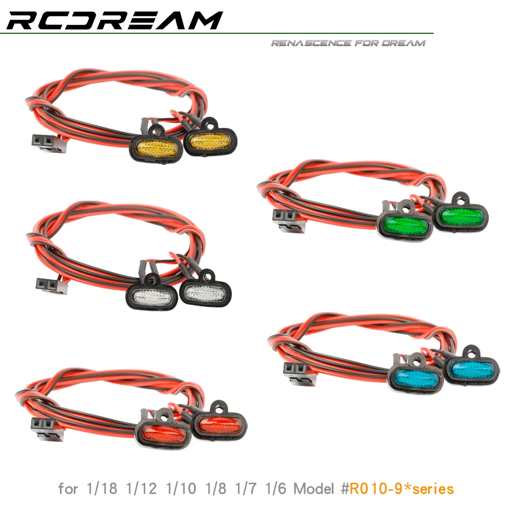 RCDream Эллипс указатель поворота для RC автомобилей 1/14 1/10 1/8 ...