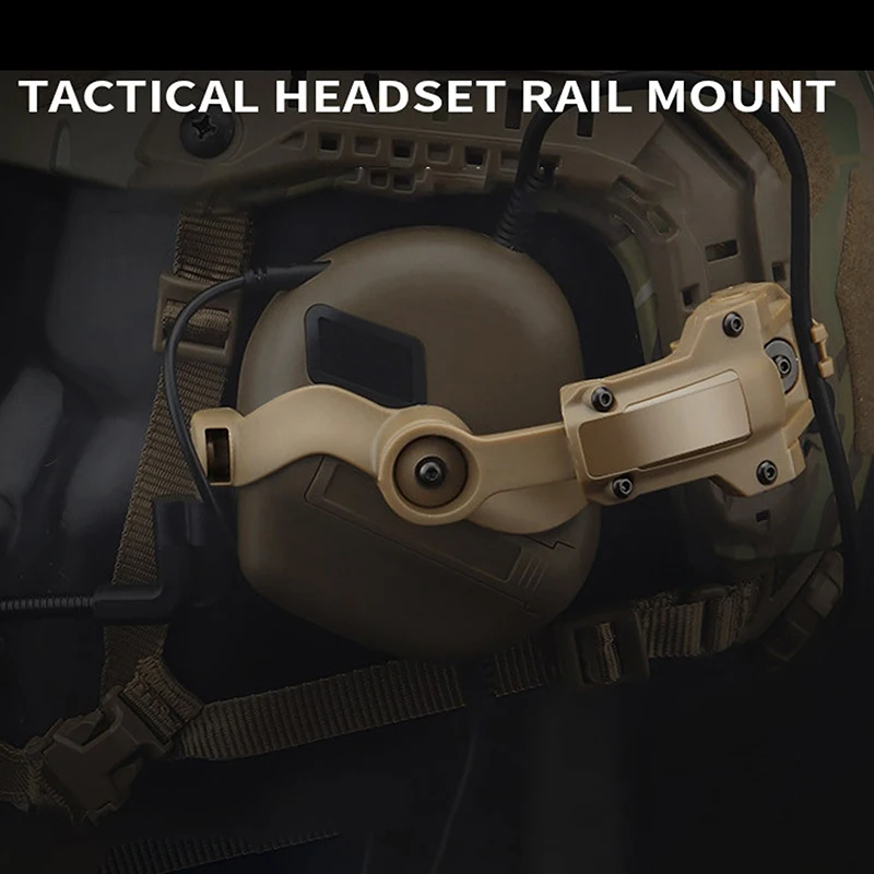 Tactical Headset Stand Helmet Headphone Adapter Multi-angle Rotation ...