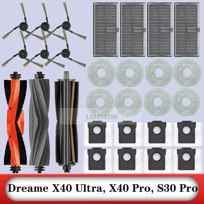 Сменные детали для Dreame X40 Ultra, X40 Pro, S30 Pro | AliExpress