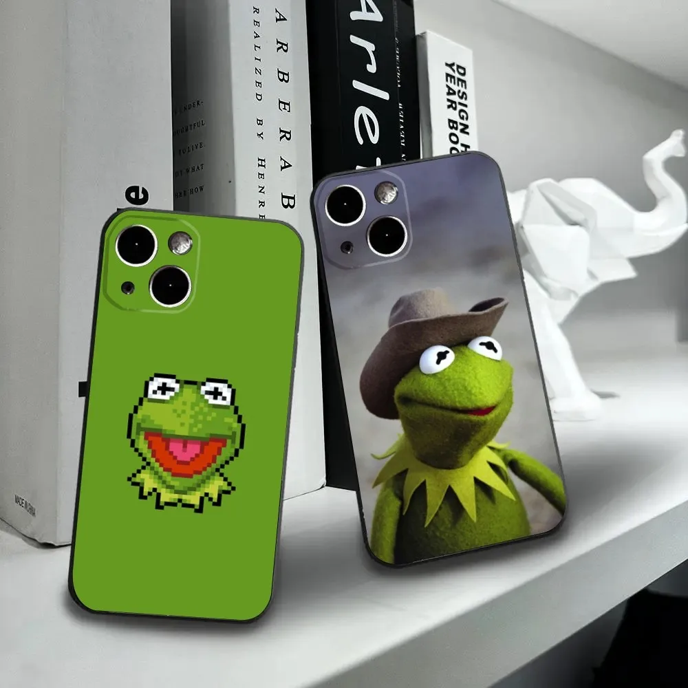 K-Kermit The Frog Phone Case For iPhone16,15,14,13,12 Mini 11 Pro XR,X ...