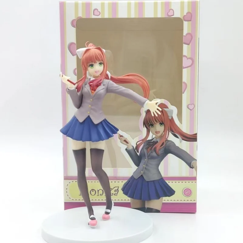 Фигурка Monika Sayori из Hot Doki Doki Literature Club Bandai | AliExpress