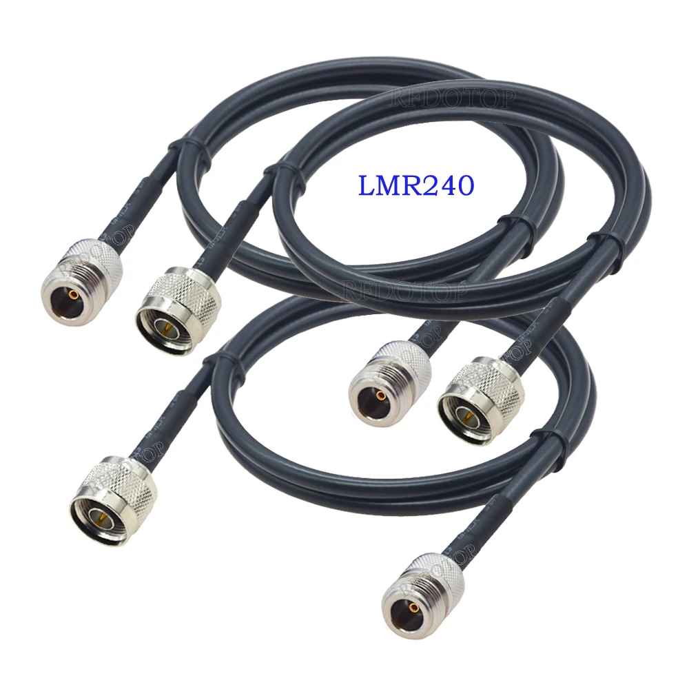 LMR240 Кабель N-папа с разъемом N-папа РЧ-разъем Кабель LMR-240 50-4 с ...