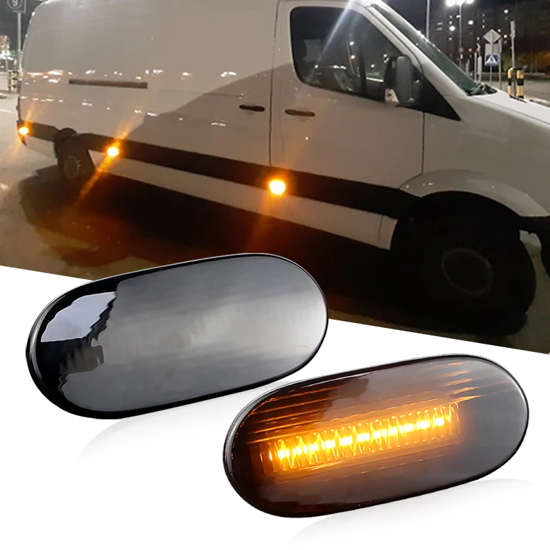 Для Benz Sprinter W906 06-18 VW Crafter 06-16 дымчатая линза ...