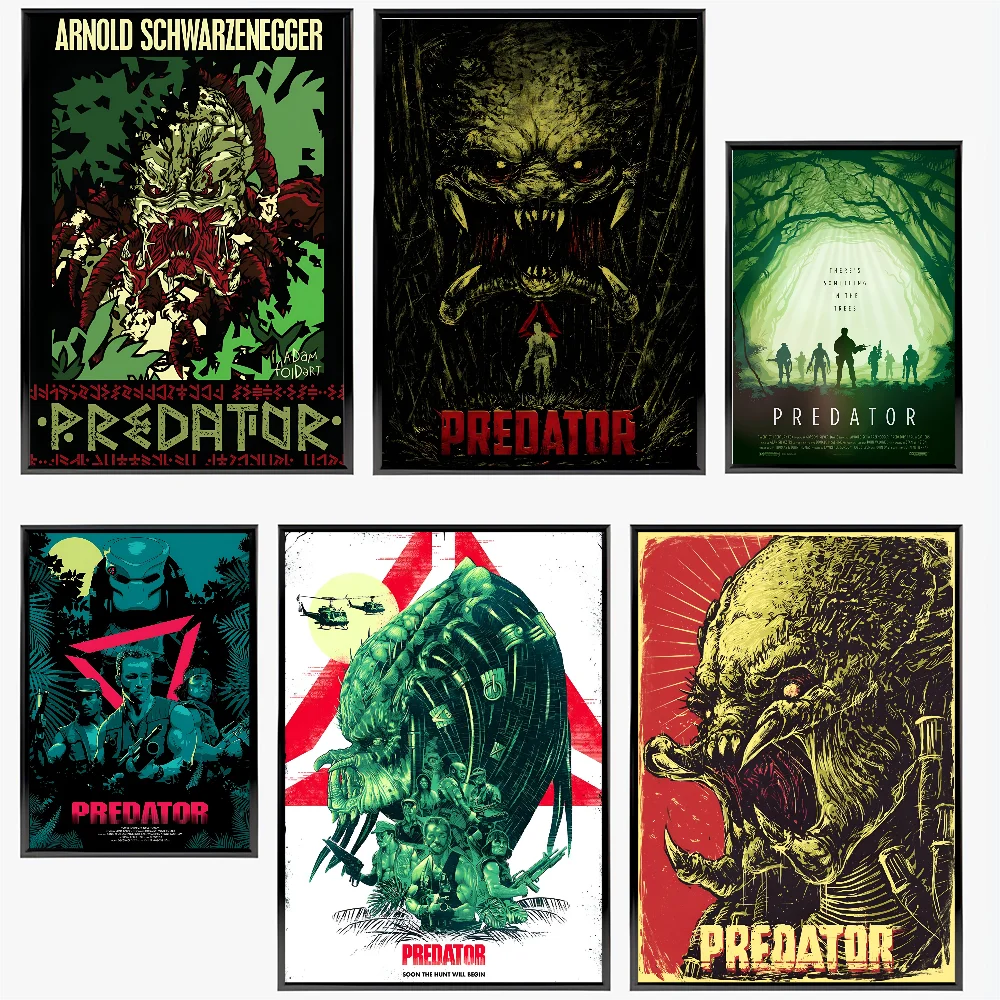 The Predator Poster Paper Print Home Living Room Bedroom Entrance Bar ...