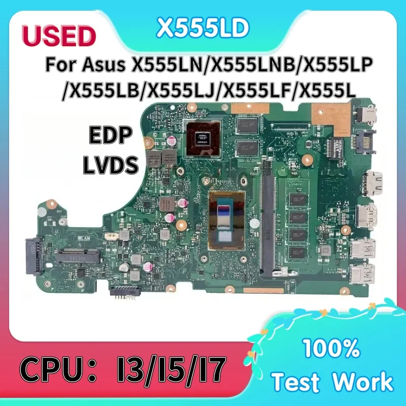 Материнская плата X555LD для ноутбука Asus X555LN/X555LNB/X555LP/X555LB ...