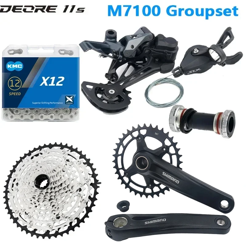 SHIMANO комплект трансмиссии SLX M7100 1*12S | AliExpress
