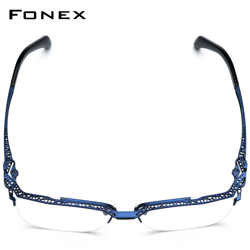 Мужская титановая оправа для очков FONEX 85770 | AliExpress