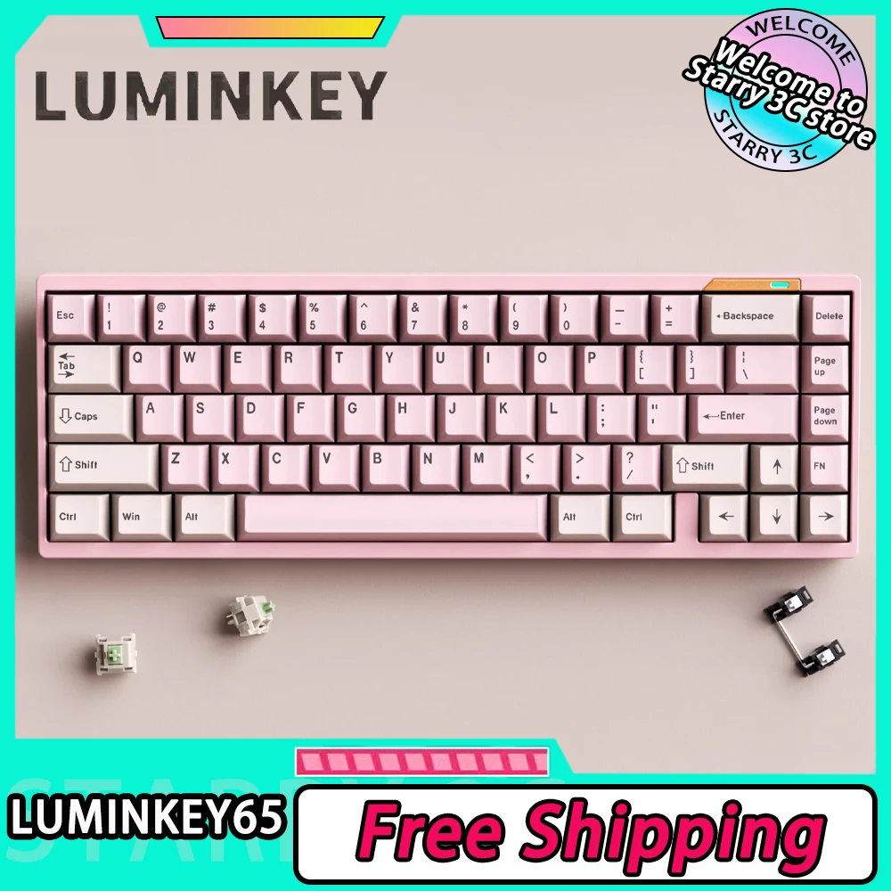 LUMINKEY65 Механическая клавиатура 68 клавиш | AliExpress
