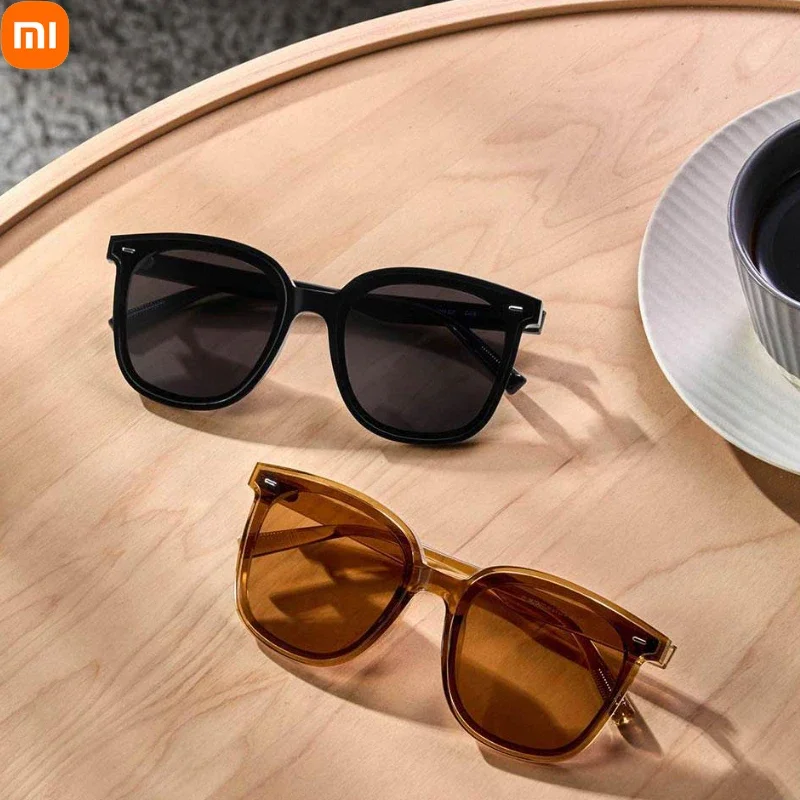 Xiaomi Mijia квадратные поляризационные солнцезащитные очки UV400 TAC HD поляризационные линзы ...