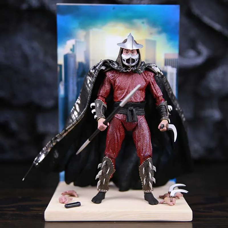 Original Anime NECA Shredder Figurine Teenage Mutant Ninja Turtles TMNT ...