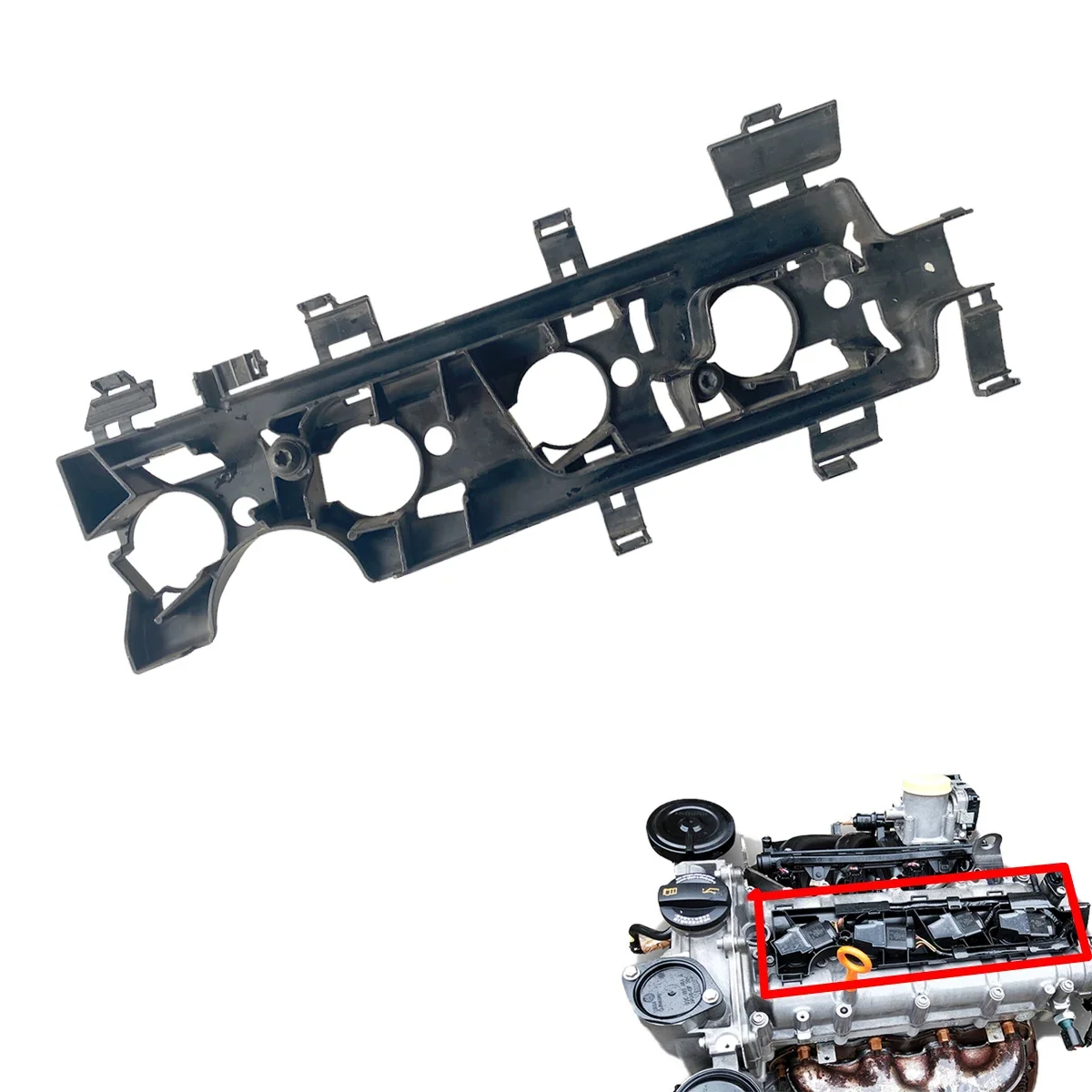 Новый автомобильный двигатель EA111 1,6 1,4 держатель катушки зажигания кронштейн крышки отделки ...