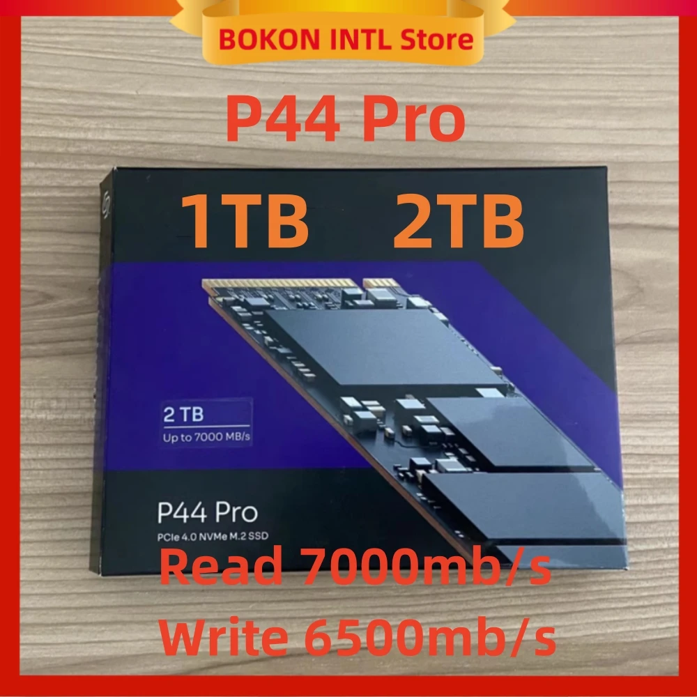 НОВЫЙ оригинальный твердотельный накопитель P44 Pro 1T 2T Gen4 M.2 2280 PCIE 512G для Sol vonm ...