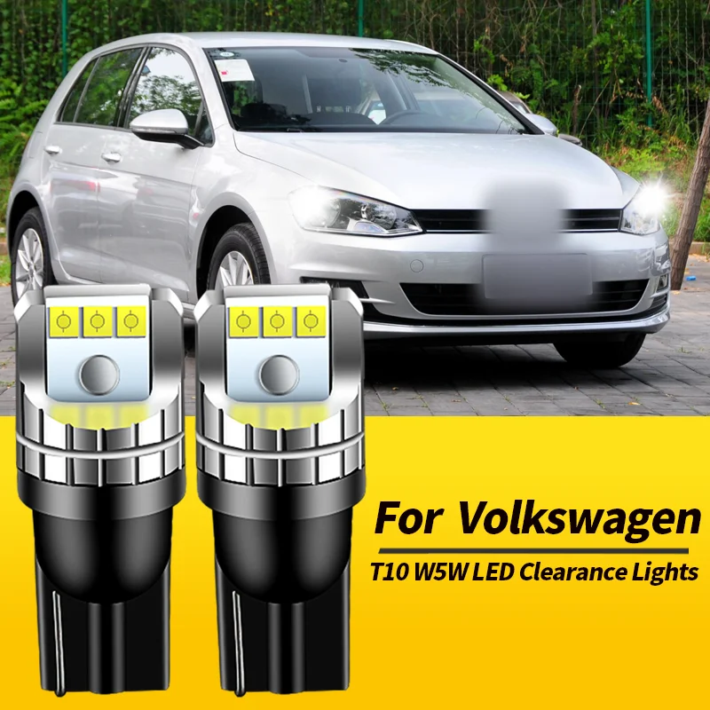 2 шт. T10 светодиодные габаритные огни для VW Golf mk6 2008.10-2013.11 ...