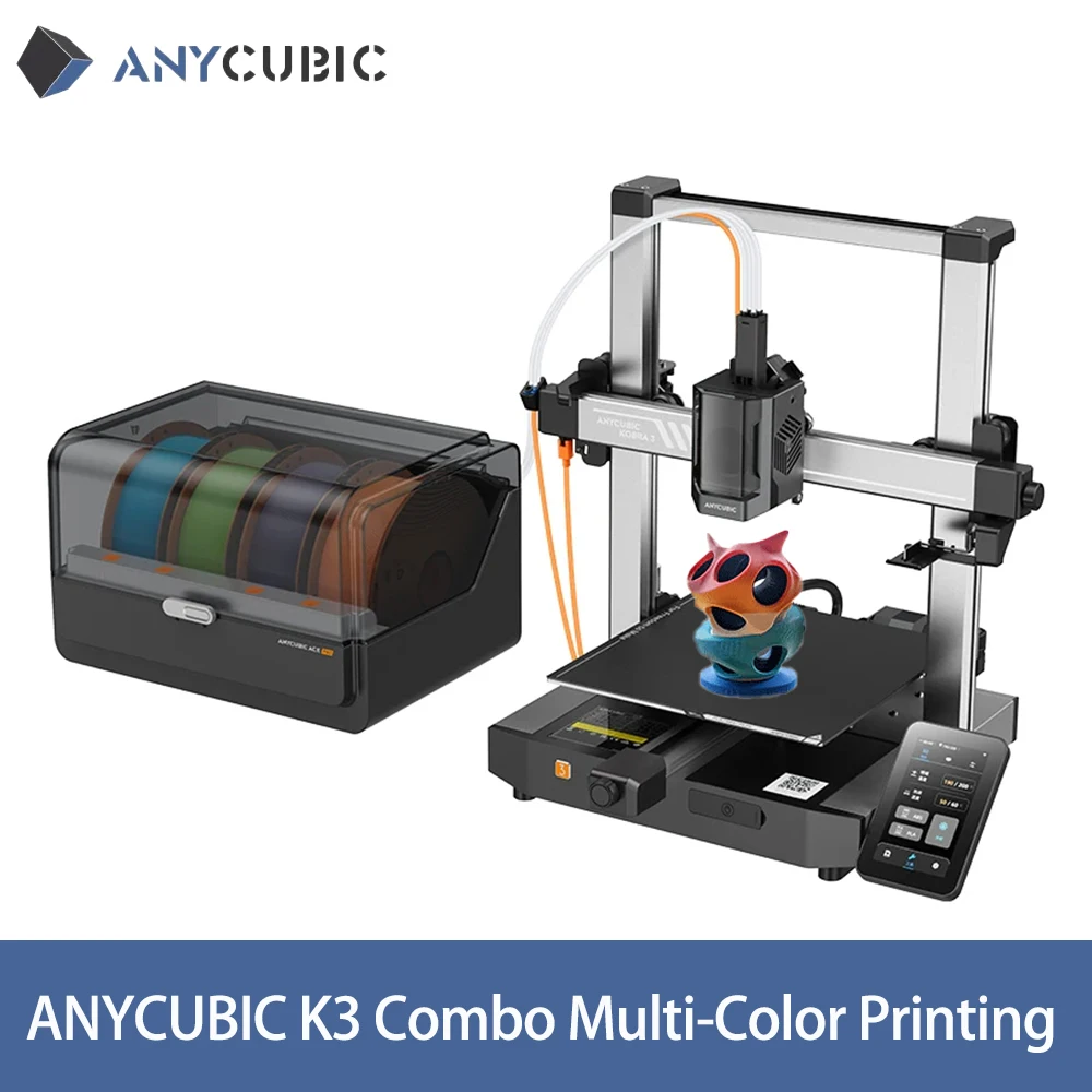 Anycubic Kobra 3 Combo 4-х цветной 3D-принтер | AliExpress