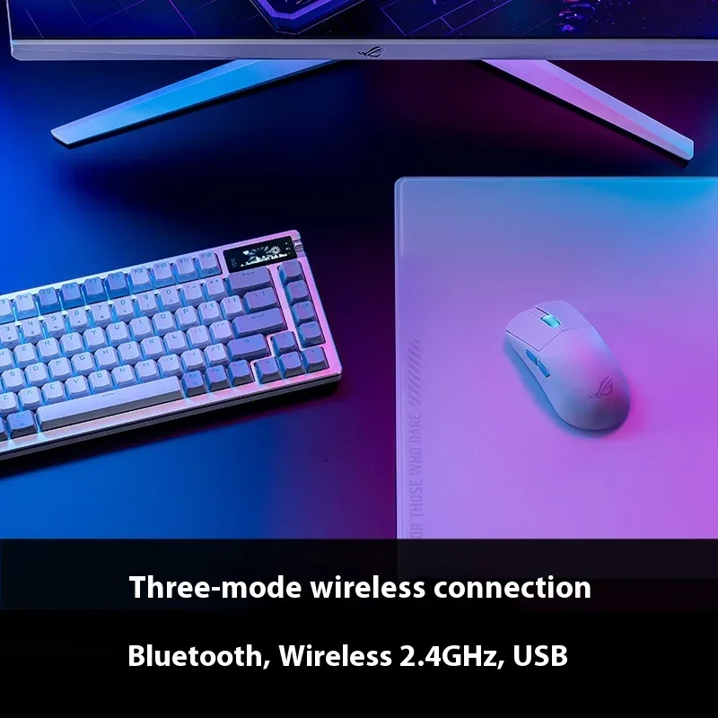 Беспроводная механическая клавиатура ROG Night Demon с Oled-экраном, 3 ...