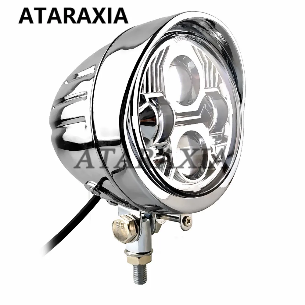 Фонарь для мотоцикла, винтажный, 4,5 дюйма | AliExpress