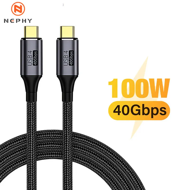 Кабель USB 100 Thunderbolt 3 для передачи данных, 40 Гбит/с | AliExpress
