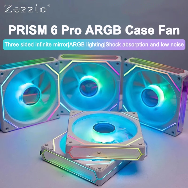 Zezzio Prism 6 Pro 120 мм ARGB вентилятор | AliExpress