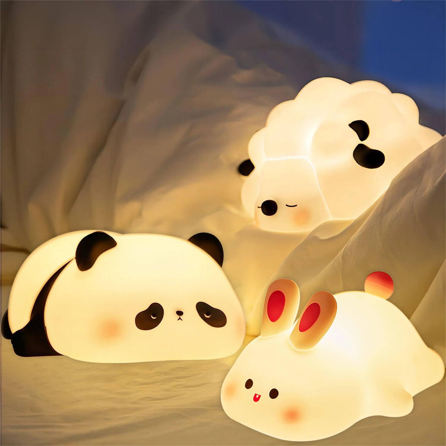 Silicone LED Night Light Animal Shape Newstyle | AliExpress