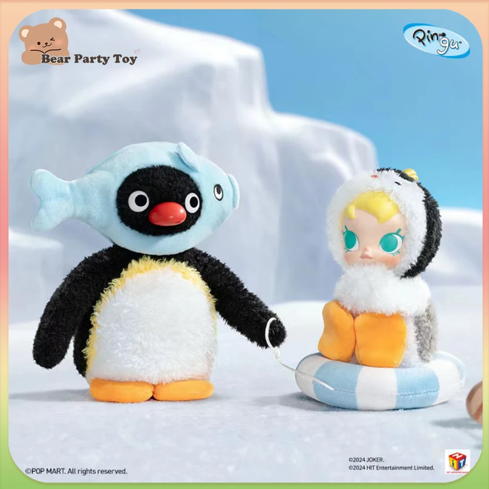 Фигурки Pop Mart Baby Molly × Pingu Happy Fishing | AliExpress
