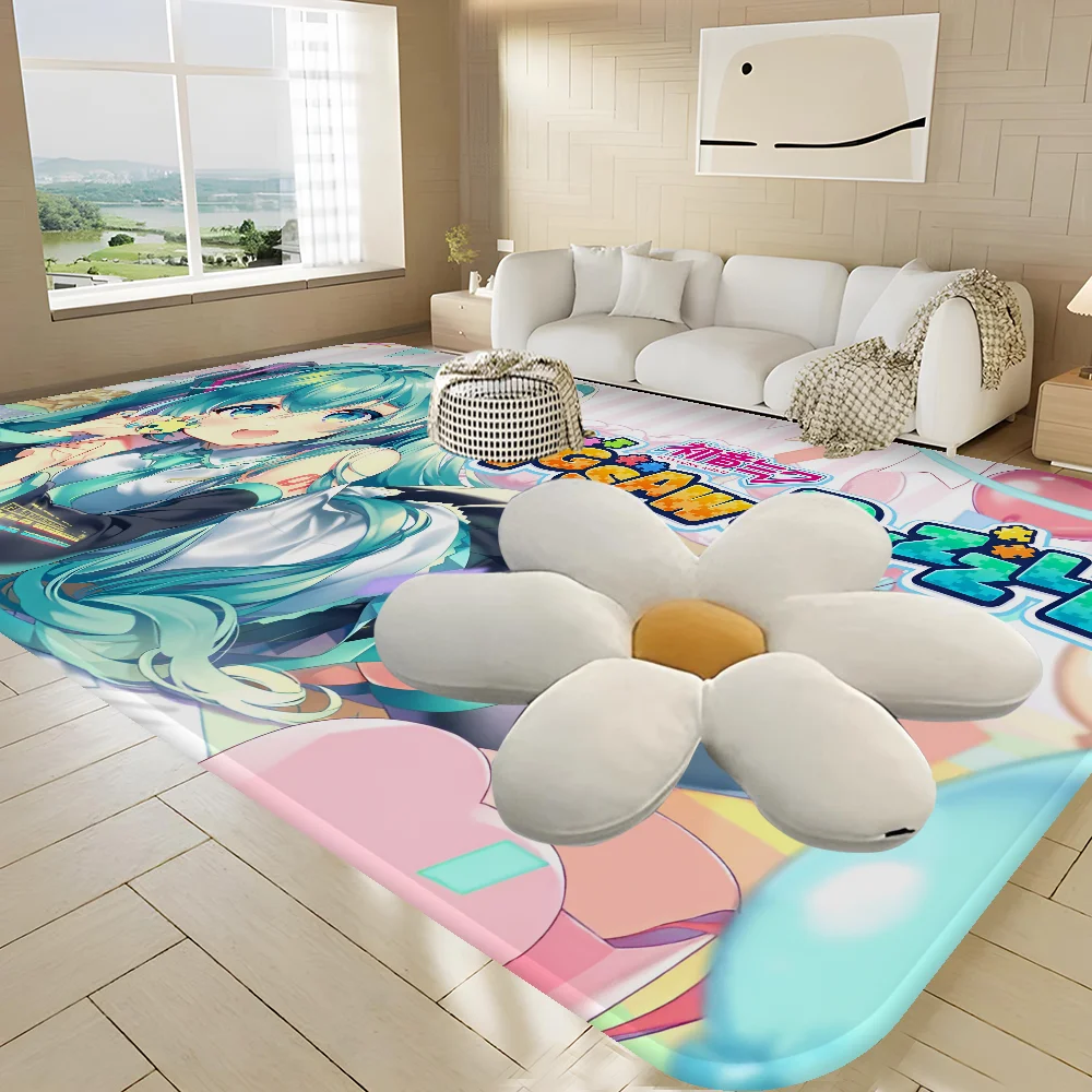 H-Hatsunes M-Miku Bathroom Mat Kids Room Bedroom Decoration Balcony ...