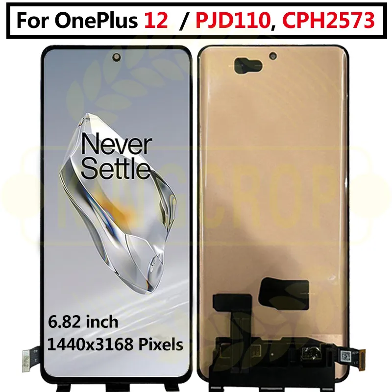 Оригинальный сенсорный экран 6,82 дюйма AMOLED для OnePlus 12 дюймов ...