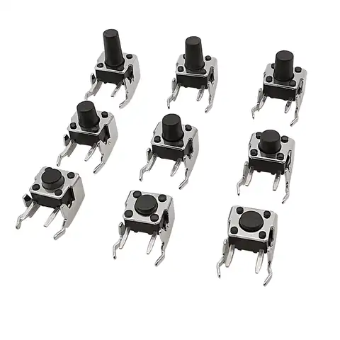 Push button 8 pin switch - купить недорого | AliExpress