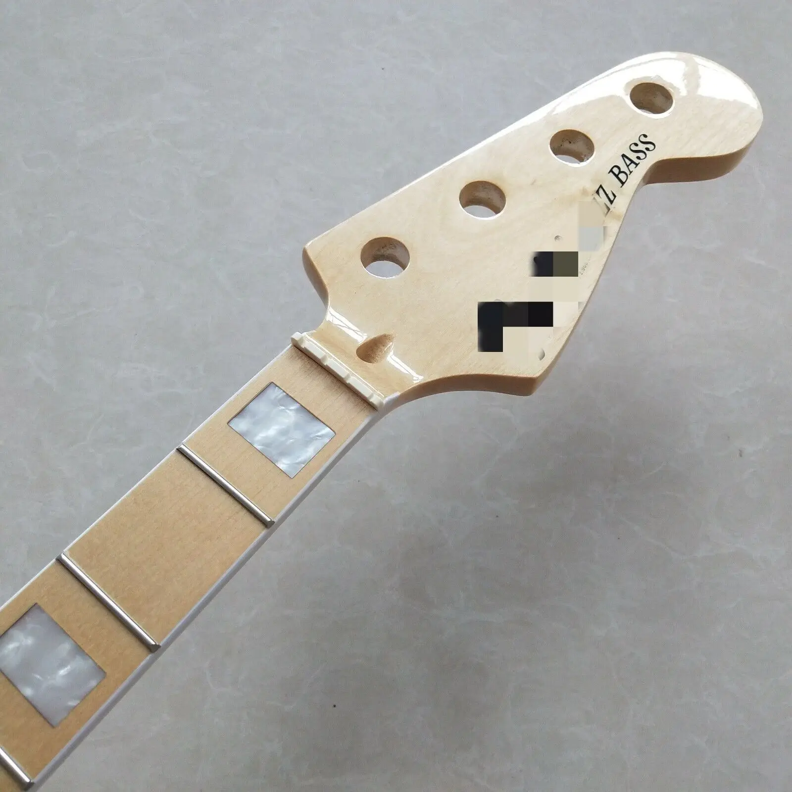 Gloss Jazz bass guitar neck style parts 20 fret 34" Maple Fretboard ...