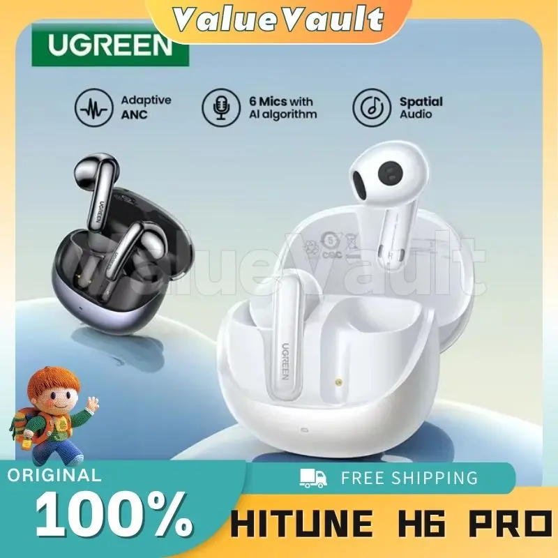 UGREEN HiTune H6 Pro Беспроводные наушники | AliExpress