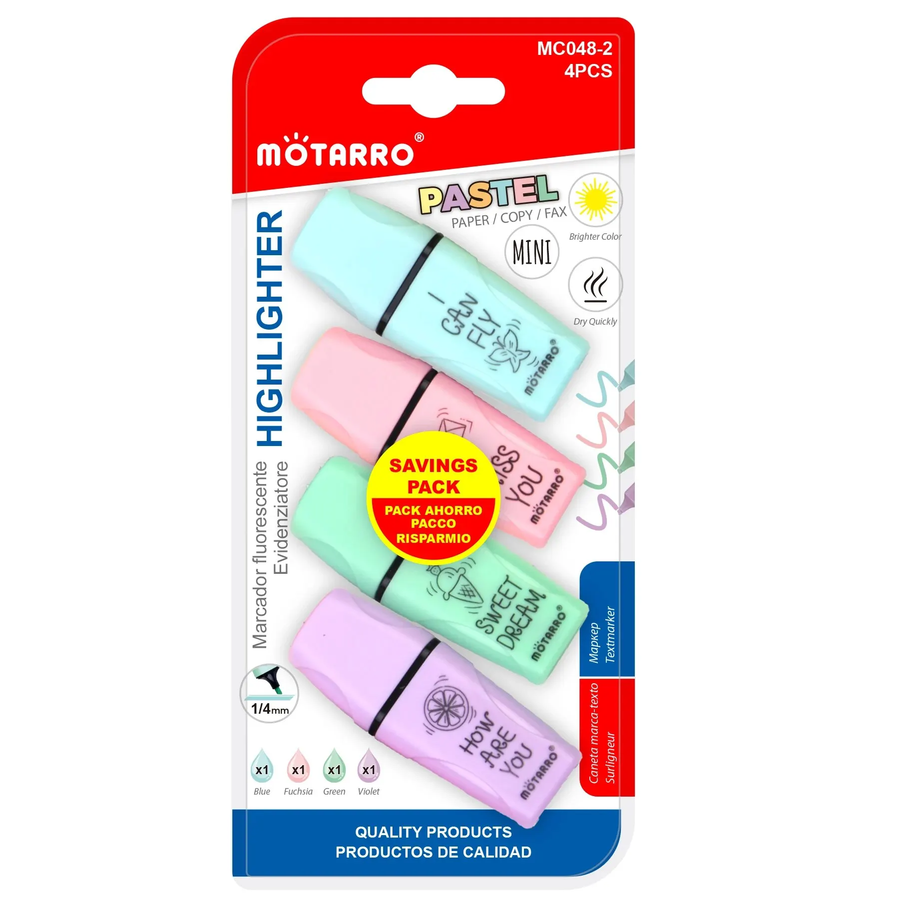 MOTARRO Флуоресцентные маркеры 4 шт. | AliExpress