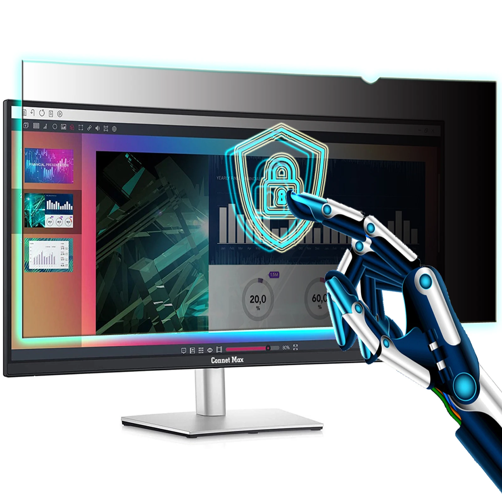 Защитная пленка для экрана с фильтром для обеспечения ...