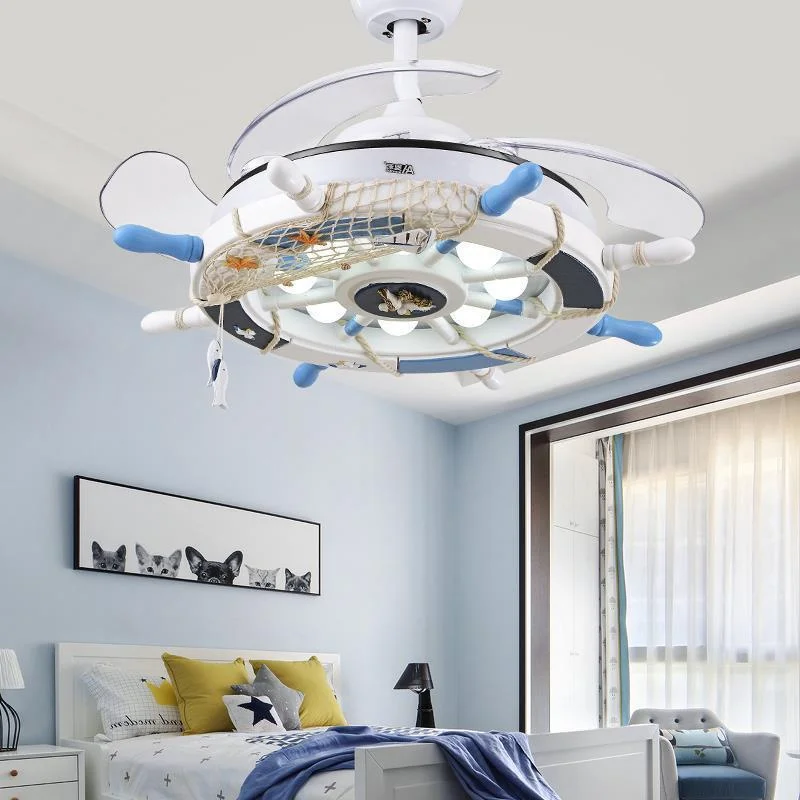 Boat Rudder Children's Room Ceiling Lamps Creative Starfish Cartoon ...