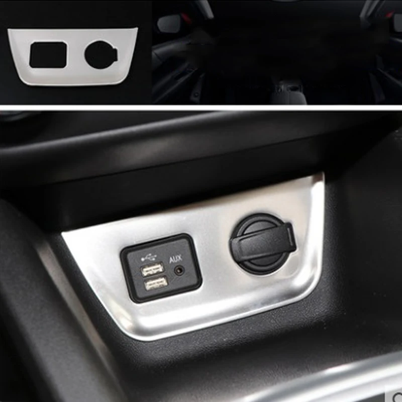 carbon fiber Car Center Control Cigarette Lighter Panel for Chevrolet ...