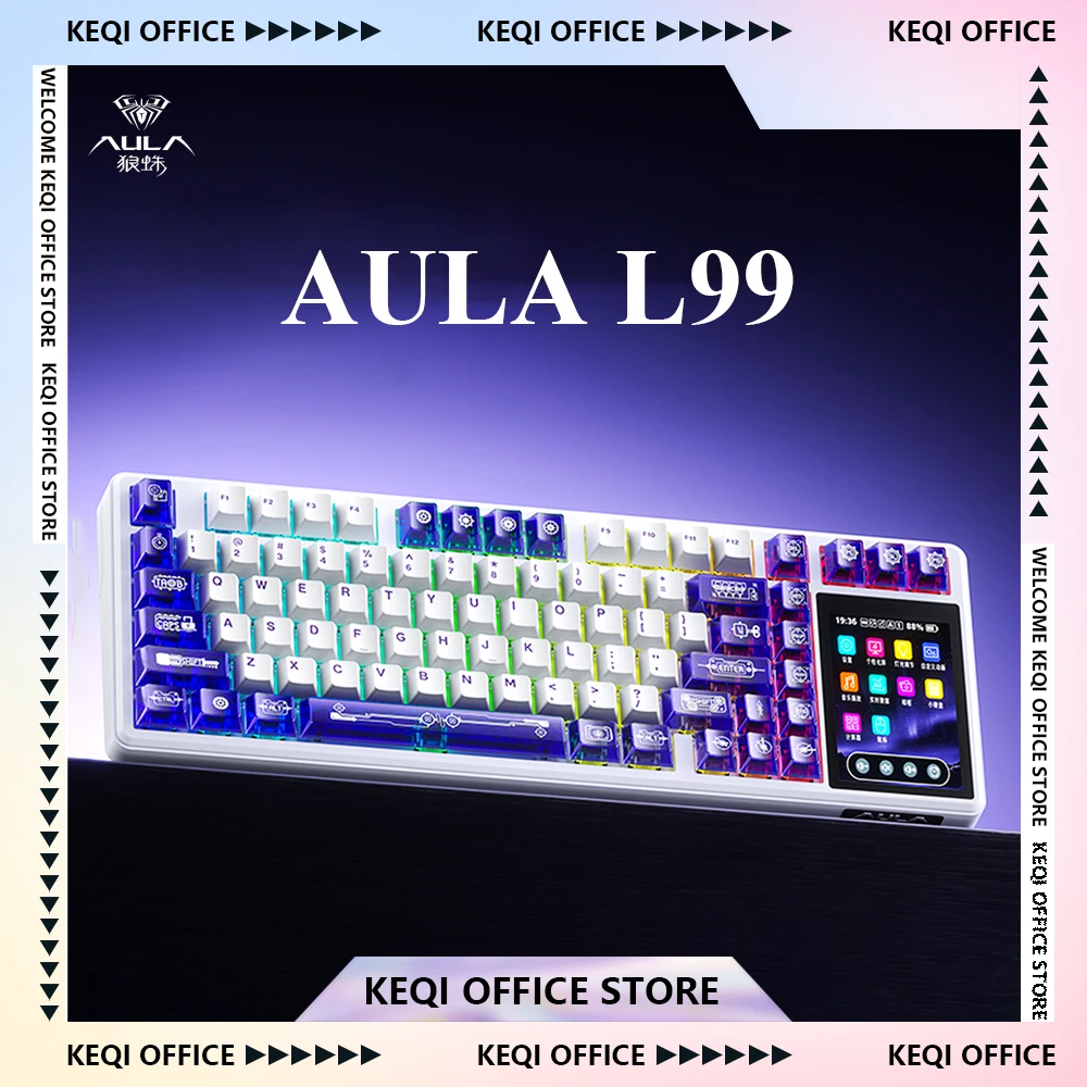 AULA L99 механическая клавиатура 84 клавиши Bluetooth | AliExpress