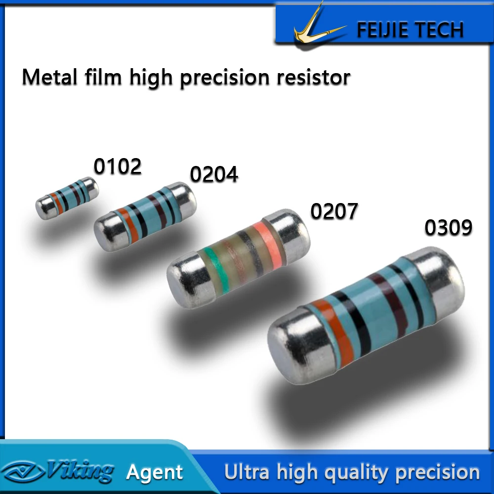 Цветные кольцевые резисторы SMD MELF 0204 1% | AliExpress