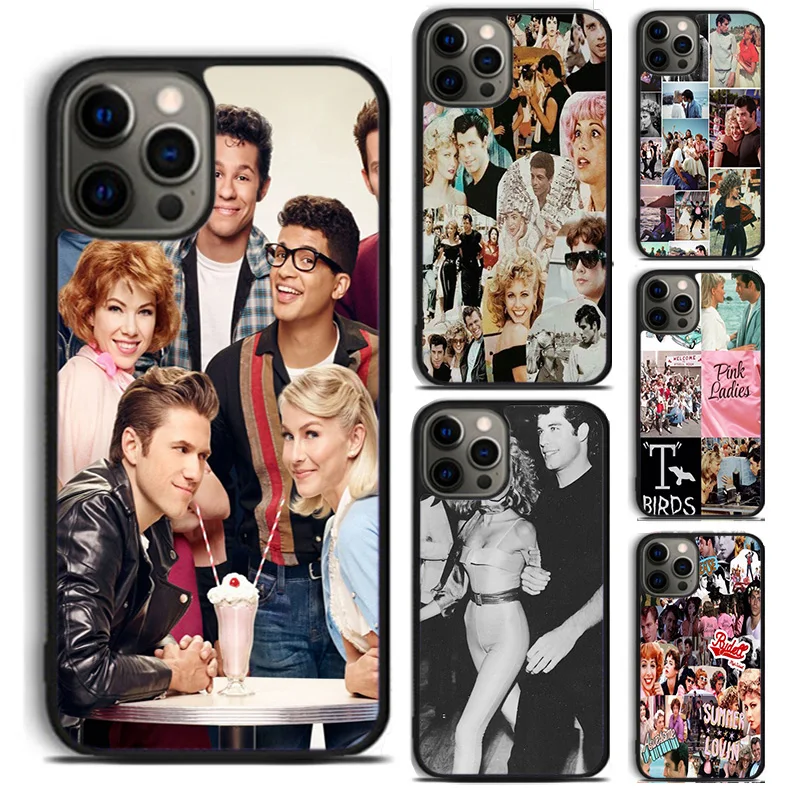 Grease Movie Collage Phone Case For For iPhone 16 15 11 12 13 14 Pro ...