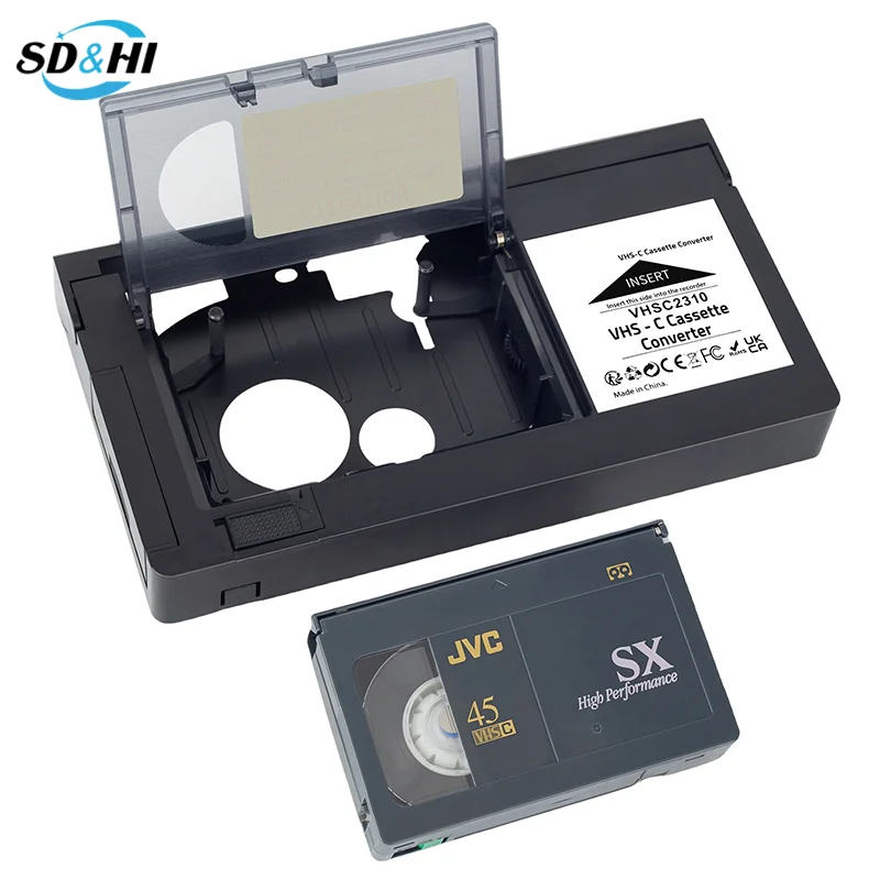 Механизированный кассетный адаптер VHS-C SVHS, 8 мм/MiniDV/Hi8 VHS-C ...