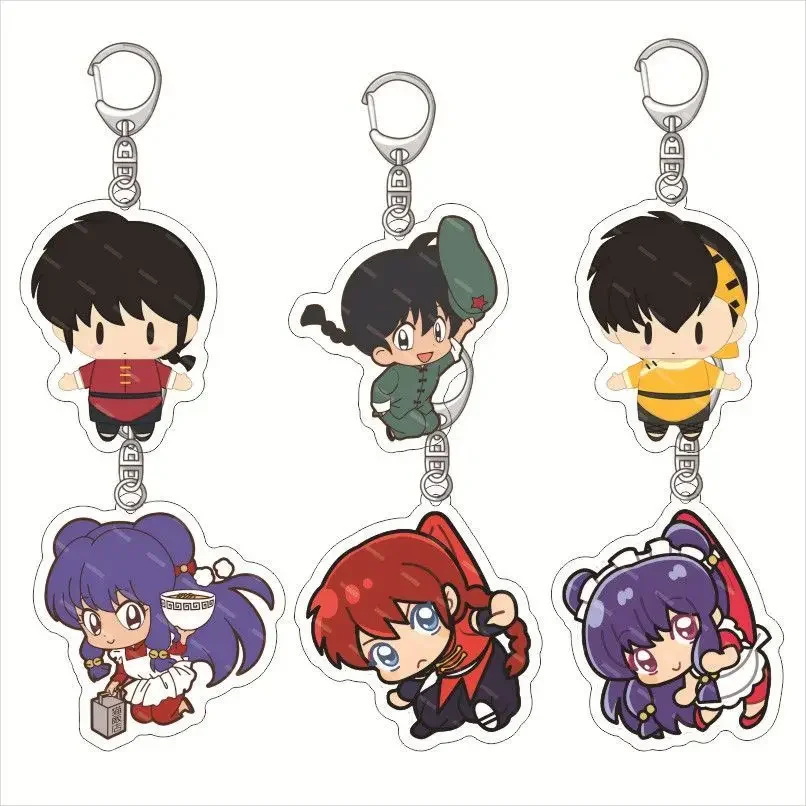 Аниме Ranma 1⁄2 15 см Saotome Genma Hibiki Ryouga Ken Baji Keisuke ...